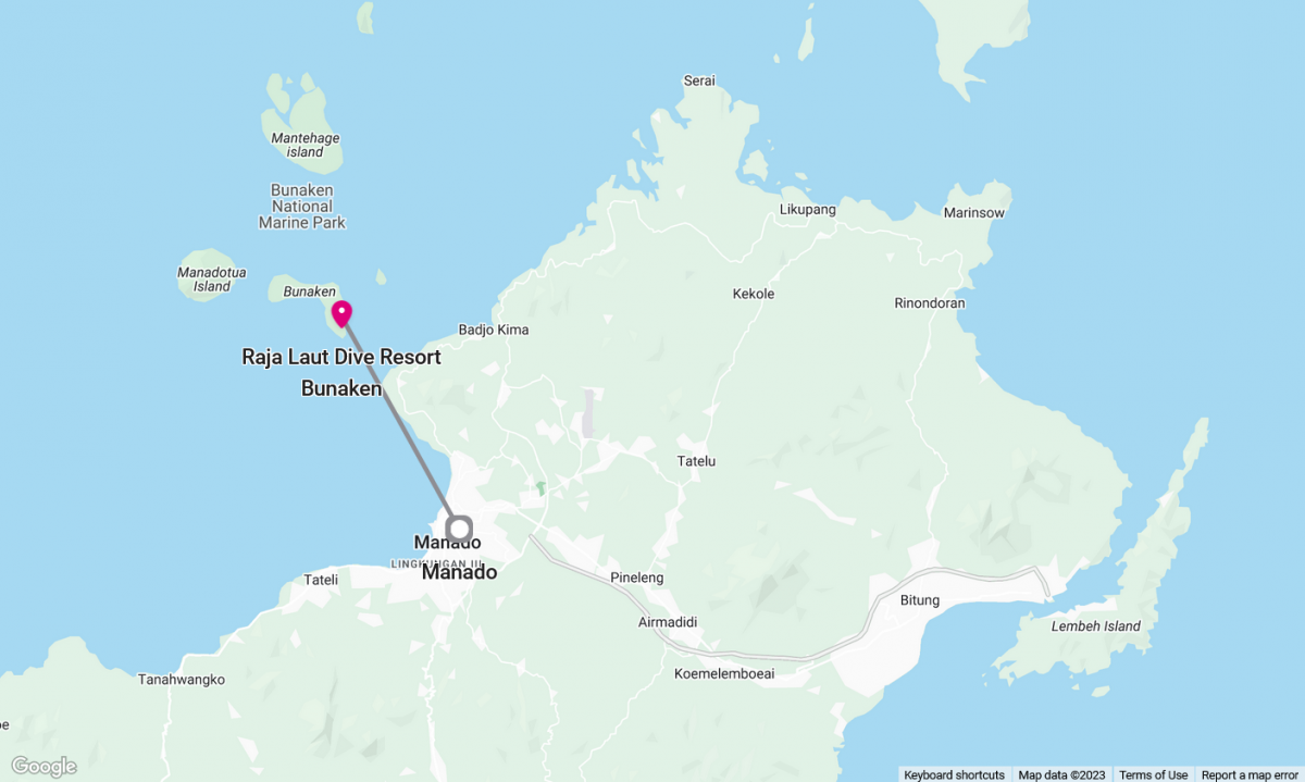 แหล่งดำน้ำ > เกาะบูนาเคน (Bunaken Island)